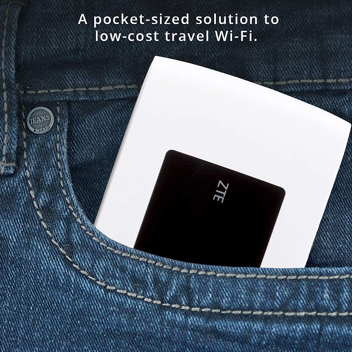 ZTE MF920U Unlocked 4G LTE 150 Mbps Mobile WiFi Hotspot (Prepaid AT&T, T-Mobile, Metro, Claro, Mint, Latin, Caribbean, Europe, Asia, Middle East, Africa & 3G Globally) OEM ORIGINAL ITEM (White)