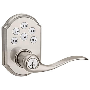 Kwikset 99120-037 SmartCode 912 Z-Wave Plus Leverset, Satin NIckel