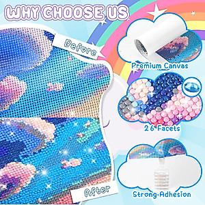 IPISSOI DIY 5D Angel Girl Diamond Painting Kits for Adults Full Round Drill Lady Diamond Art Painting Gem Art Craft for Home Wall Decor Gift 12 x 16 Inch