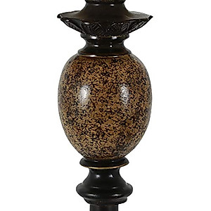 Decor Therapy Mae Bronze and Marble Floor Lamp, Bronze