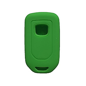 Green Silicone Key Cover Case Holder Chain Bag Key Fob Case Cover fit for 2015 2016 2017 Honda Civic Accord Pilot CR-V