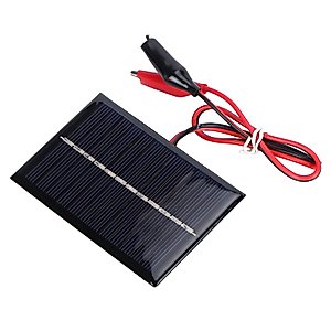 Solar Panel, Module Portable DIY Polysilicon Solar Charger for Toys Lights Solar Lights Solar Displays 3.7V Battery