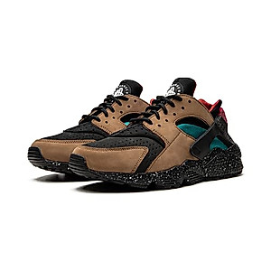Nike mens Air Huarache Shoes, Light British Tan/Gym Red-geod, 9.5