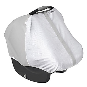 Lulyboo Baby Carrier and Baby Car Seat Cover - Stretchy and Breathable Carseat Canopy Fits All Infant Seats and Protects Your Child From Sun and Wind - Easy To Remove - Machine Washable