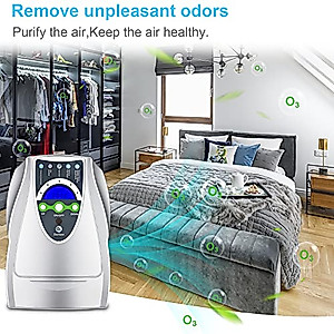 VTAR Ozone Machine, 500mg/h Multipurpose Ozone Machine Purify Air,Water,Fruits,Vegetables,Toothbrushes,Aquarium.Fruit Cleaner Device in Water