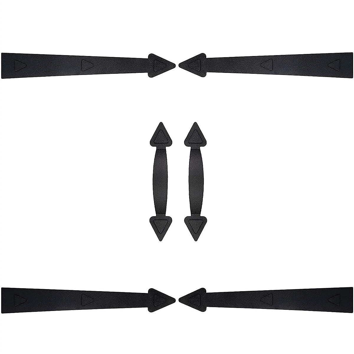 Garage Door Accents Magnetic Handle Hinges Kit Faux Garage Hardware Kit Creative Magnets Garage Door Hardware Decoration