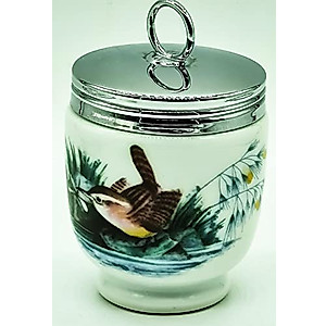Birds by Royal Worcester, China Egg Coddler, King Size