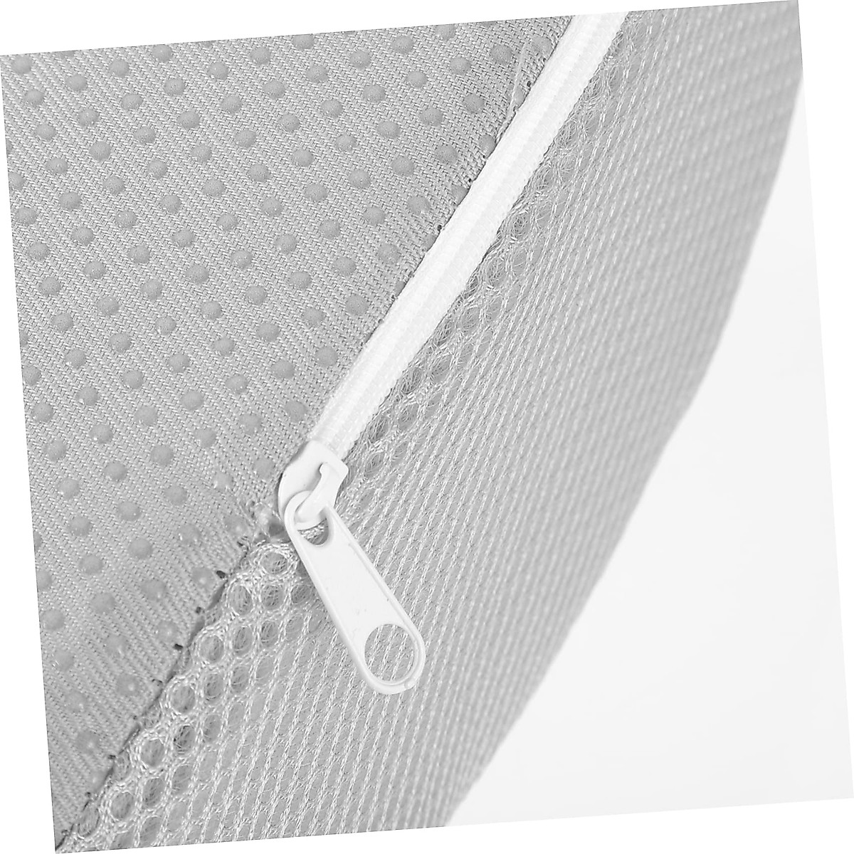 Anneome Ergonomic Leg Pillow Under Knee Pillow for Sleeping on Back Knee Pillow for Leg Support Half Round Leg Pillow Grey Mesh Pillow Cover