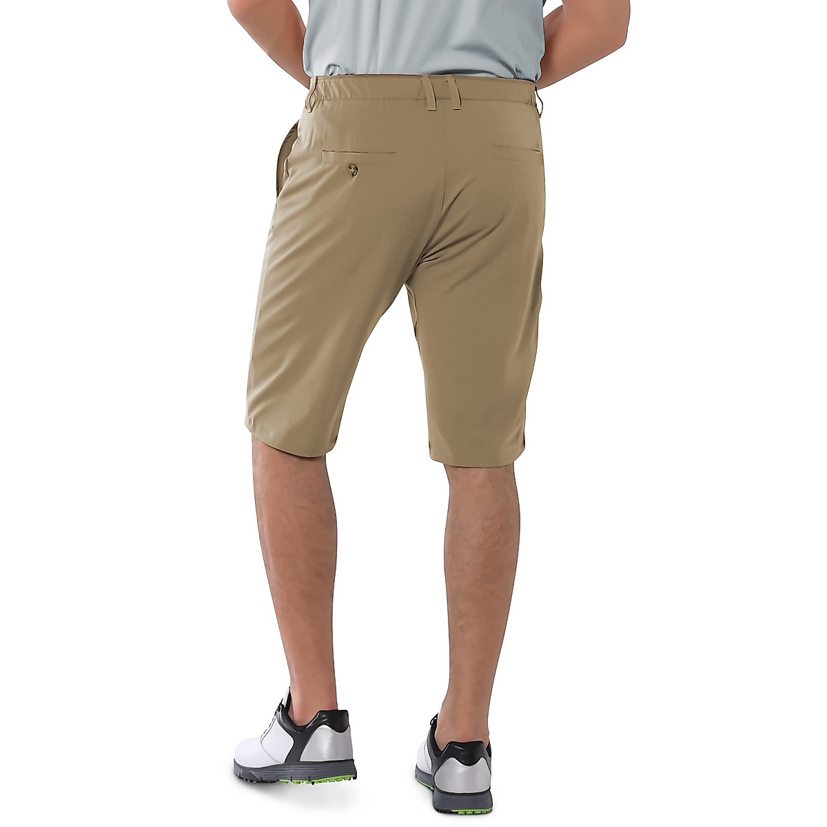 33,000ft Men's Golf Shorts Dry Fit, Lightweight Quick Dry Golf Stretch Shorts with Pockets 11" Inseam for Travel Casual