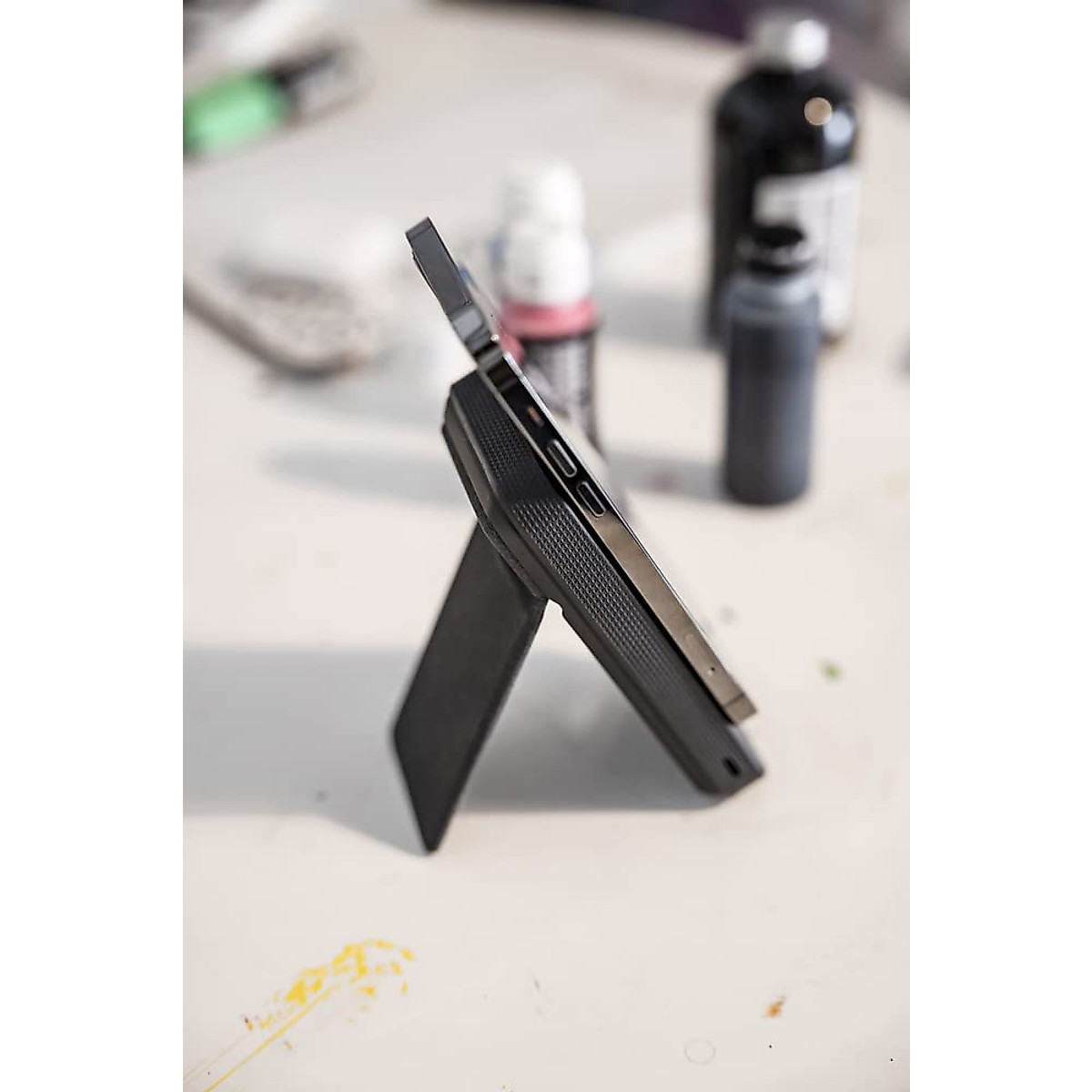 mophie Snap+ Powerstation Wireless Stand - Black - Compatible with MagSafe Enabled iPhones or Any Qi-Enabled Smartphones, Including Apple, Samsung, or Google Phones