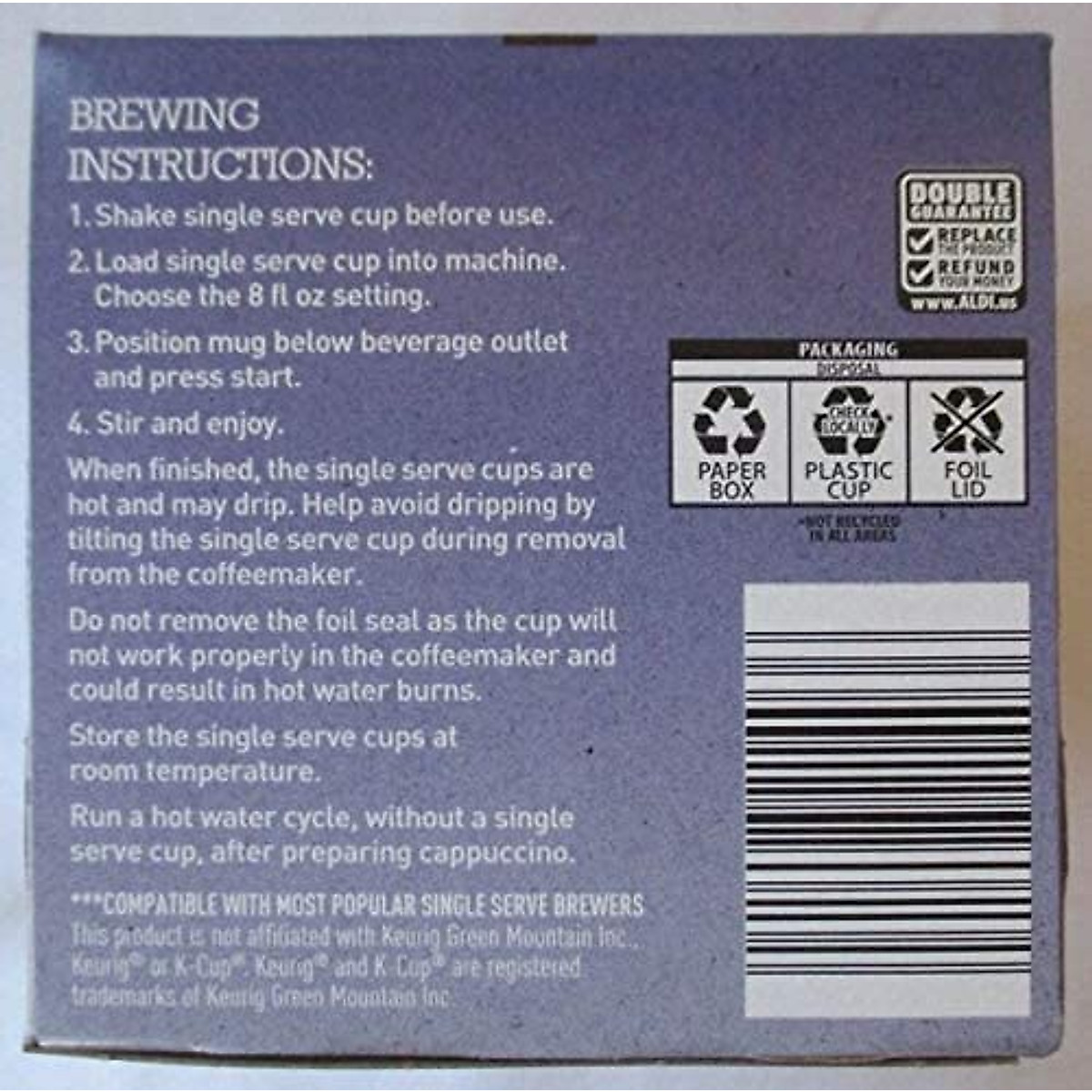 Barissimo Cappuccino Coffee Cocoa Pods 2 Pack K-Cup Compatible (Caramel Cappuccino And French Vanilla Cappuccino)