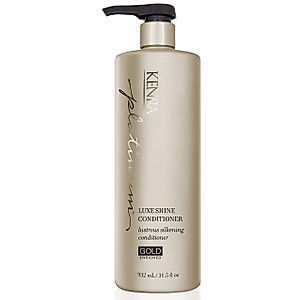 Kenra Platinum Luxe Shine Conditioner | Gold Enriched | Rich, Shine-Enhancing Daily Conditioner | Revitalies for Improved Manageability & Smoothness | All Hair Types | 31.5 fl. Oz