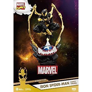 Avengers Infinity War: Iron Spider Ds-015SP (Comic Version) D-Stage Series Statue, Multicolor
