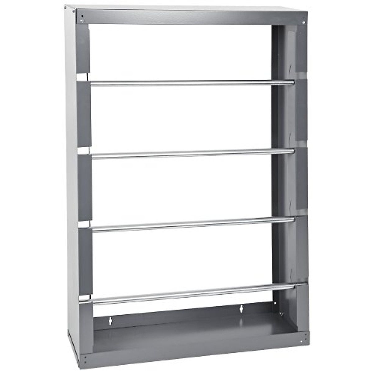Durham 368-95 Gray Cold-Rolled Steel Wire Spool Rack with 4 Rods, 26-1/8" Width x 37-1/8" Height x 6" Depth