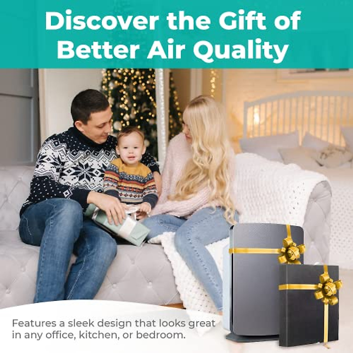 Alen BreatheSmart Classic H13 HEPA Air Purifier, Air Purifiers For Home Large Room w/ 1100 SqFt Coverage, Medical-Grade Air Cleaner for Allergens & Dust, up to 12 Mos. Filter Life, Graphite