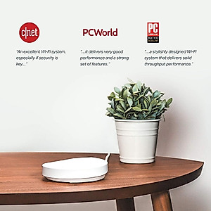 TP-Link Deco Mesh WiFi System(Deco M5) –Up to 5,500 sq. ft. Whole Home Coverage and 100+ Devices,WiFi Router/Extender Replacement, Anitivirus, 3-pack