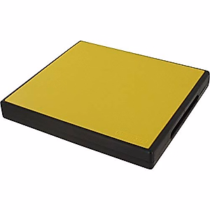 Assecure 18 game card case for Nintendo 3DS, ̗̀new ̖́- 3DS XL, 2DS & DS - 18 in 1 game cartridge folio style plastic storage case travel box - Yellow & black