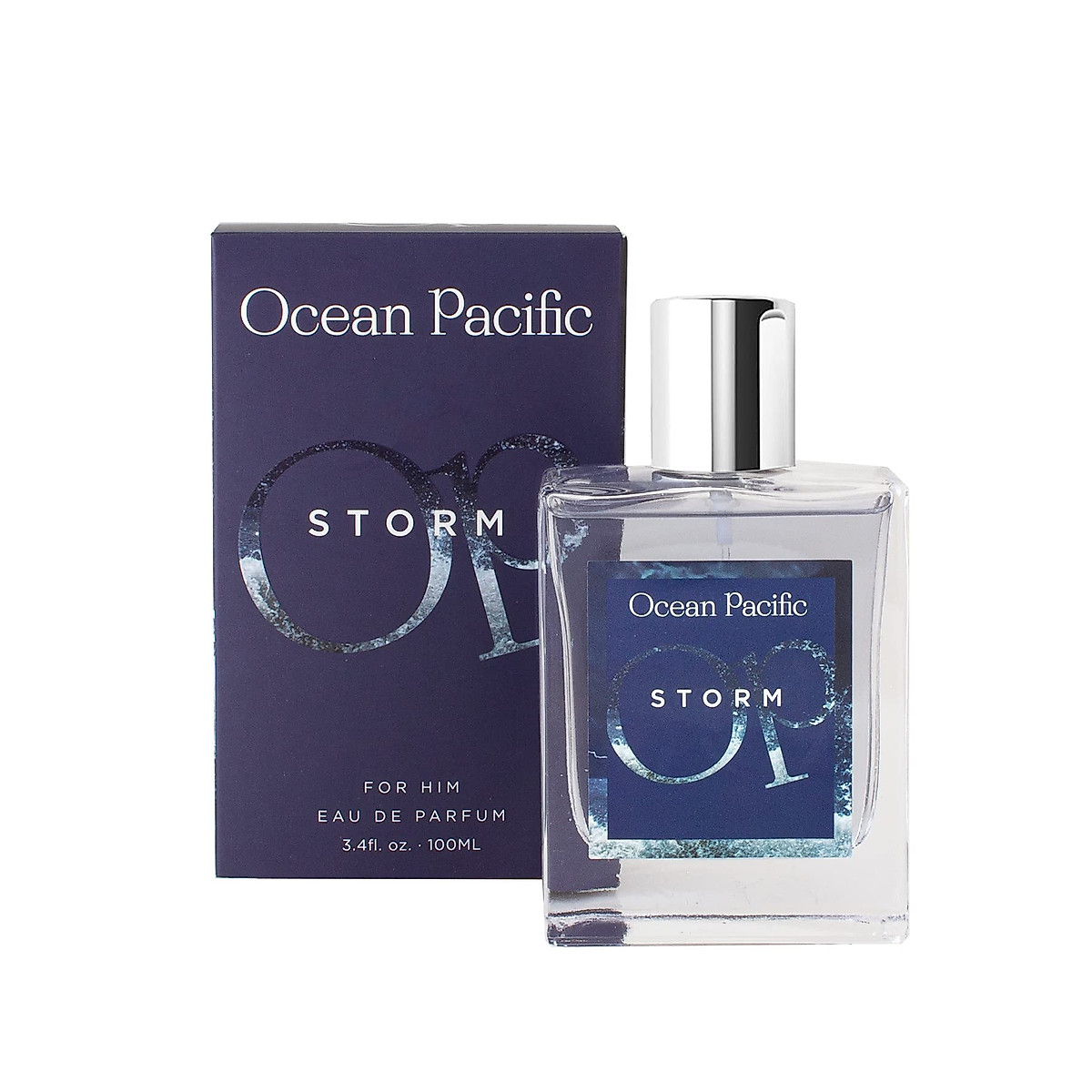 Ocean Pacific Storm Eau De Parfum for Men, Fruity, 3.4 Fl Oz