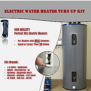EWH-03 Electric Water Heater Tune-Up Kit with Element Wrench, Includes Upper & Lower Heater Thermostat, 2x Heater Elements - 4500W 240V (3500W@208V), 1 x Element Wrench, Water Heater Replacement Parts