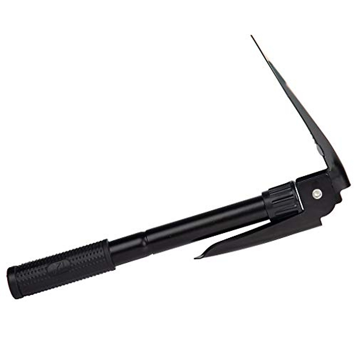 Jipemtra Gardening Folding Shovel Military Camping Shovel Survival Gear Entrenching Tool with Carrying Pouch Metal Handle for Camping Trekking Gardening Fishing Backpacking Snow (Black)