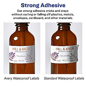 Avery Durable Waterproof Rectangle Labels with Sure Feed, 5" x 6", 50 Oil and Tear-Resistant Waterproof Labels, Laser/Pigment-Based Inkjet Printable Labels
