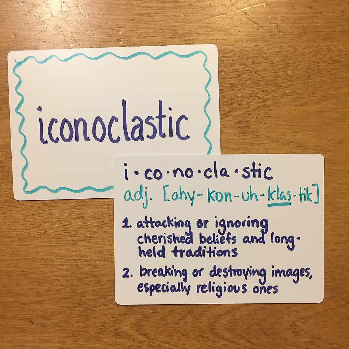 Apostrophe Games Blank Playing Cards (Poker Size Uncoated Cards) 2.5" x 3.5", 180 Blank Cards, Flash Cards, Board Game Cards, Study Guide Cards