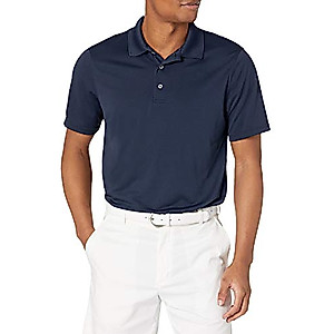 Amazon Essentials Men's Regular-Fit Quick-Dry Golf Polo Shirt (Available in Big & Tall), Dark Navy, X-Large