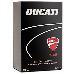 DUCATI Fragrance for Men - Aromatic Fougere Scent - Opens with Tangerine and Bergamot Notes - Blended with Lavender - For Intense and Bold Men Looking to Exude Style - 3.4 EDT Spray