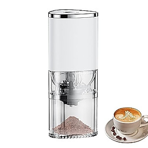 Coffee Bean Grinder, Electric Coffee Grinder, 304 Stainless Steel Spice Grinder Mill, Household Small Grinder, 1 Touch Operation Automatic Burr Coffee Grinder, Adjustable Grind Settings for 15-20 Cup