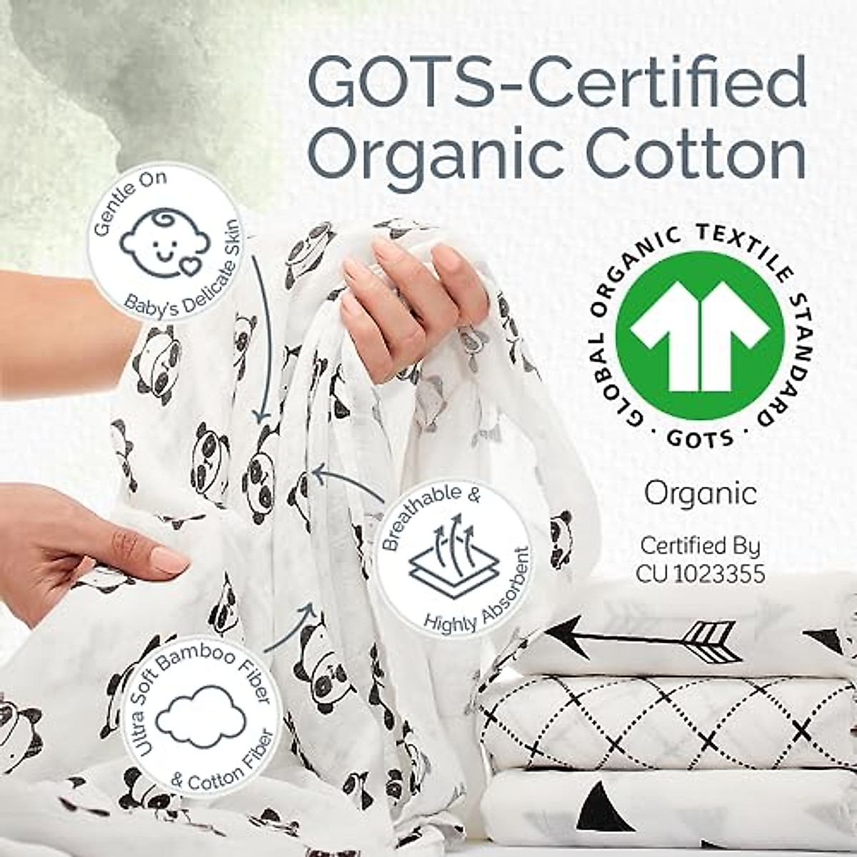 KiddyCare Baby Muslin Swaddle Nursery Blanket for Newborns | Bab Blankets for Boys/girls | Baby Cotton Blanket Gift for Newborn Babies 4-Pack