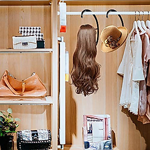 4 Pack Wig Hanger, Portable Hanging Wig Stand For Wigs and Hats, Collapsible Wig Dryer, Sturdy Wig Hanging stand, Collapsible Wig Display Holder Tool