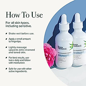 InstaNatural Niacinamide Serum for Face, Niacinamide and Hyaluronic Acid Serum with Vitamin E, Anti Aging Serum and Acne Serum for Hyperpigmentation