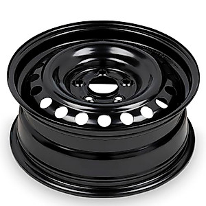 for 2013-2025 Nissan Leaf 16 Inch Painted Black Rim - OE Direct Replacement - Road Ready Car Wheel