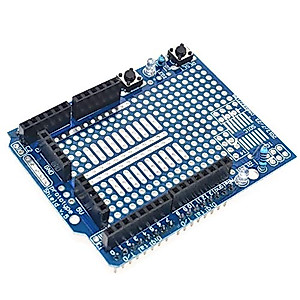 Stayhome UNO Proto Shield Prototype Expansion Board with SYB-170 Mini Bread Board Based for ARDUINO UNO ProtoShield