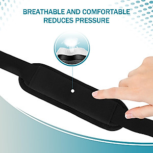 4 Pcs Beach Chair Folding Chair Carry Strap Set, Thick Camping Chair Strap Polyester Backpack Shoulder Strap Kit Folding Chair Carry Strap Replacement with Retractable Buckle for Outdoor Camping