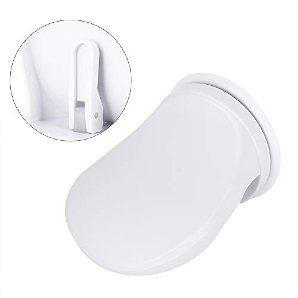 Nikou Shower Foot Rest Plastic Bathroom Foot Rest with Powerful Suction Cup Shower Foot Step for Home Hotel