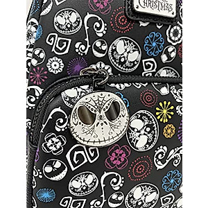 Loungefly Disney NBC Sugar Skull Jack Skellington Glow in the Dark AOP