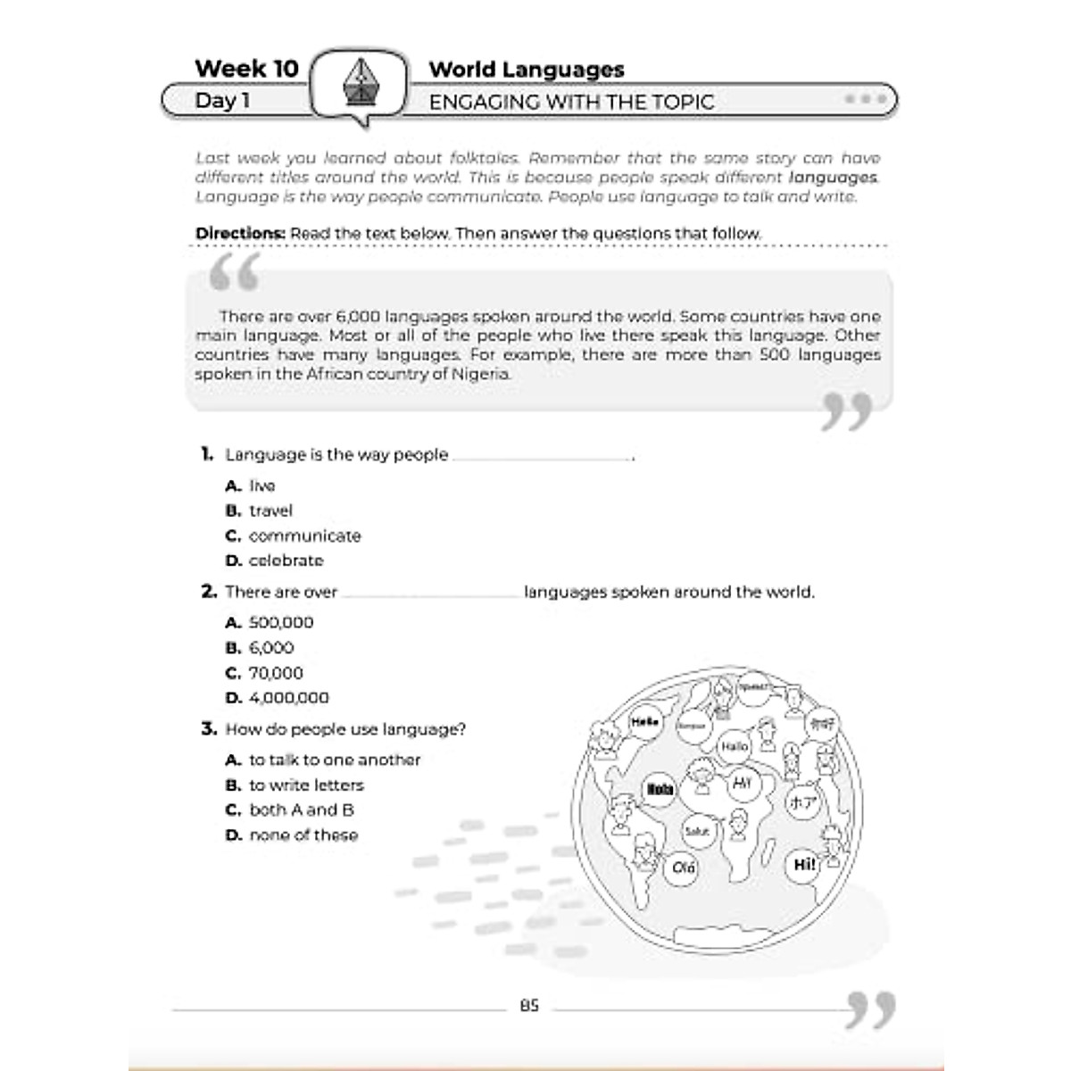 3rd Grade Social Studies: Daily Practice Workbook | 20 Weeks of Fun Activities | History | Civic and Government | Geography | Economics | + Video ... Each Question (Social Studies by ArgoPrep)