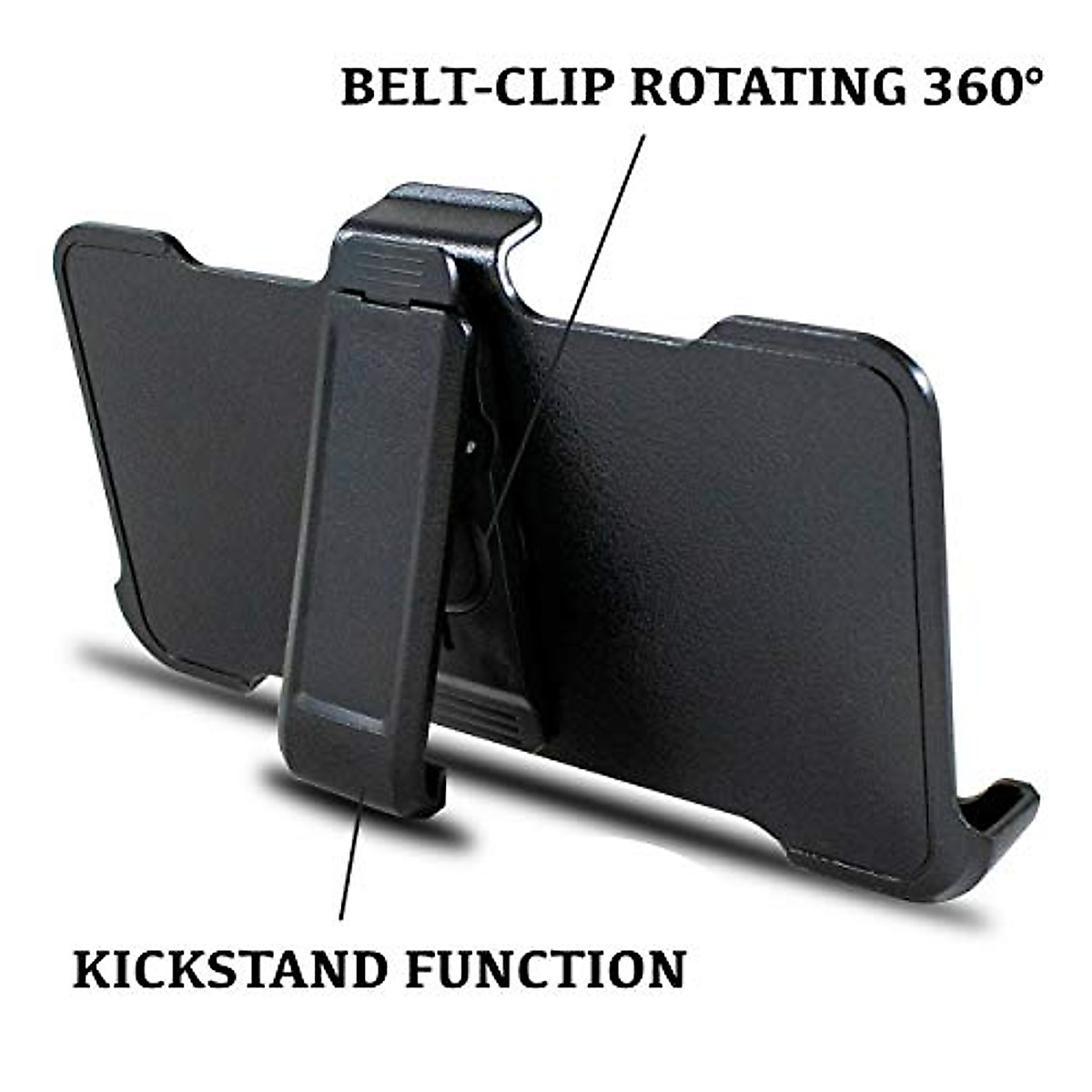 [2 Pack] iPhone 12 Pro Max (6.7") Replacement Belt-Clip Holster Compatible with Otterbox Defender Series Case