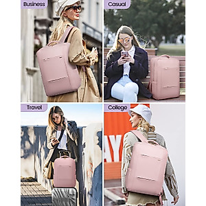 LOVEVOOK Laptop Backpack for Women & Men, Unisex 17 inch Waterproof Travel Backpack, Smart Work Backpack Casual Daypack with USB Charging Port, Computer Backpack for Business