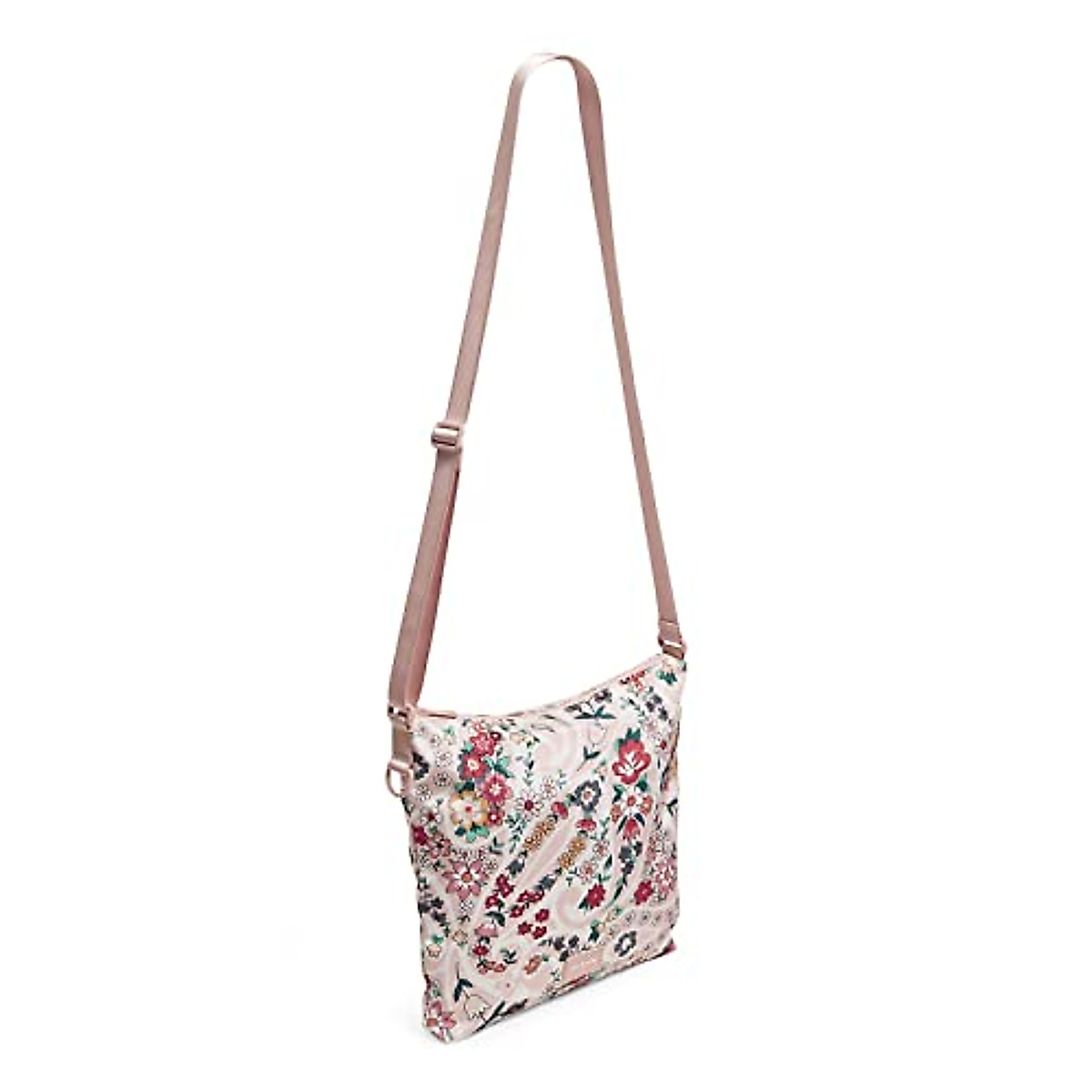 Vera Bradley Women's Recycled Lighten Up Reactive Hipster Crossbody Purse, Prairie Paisley, One Size