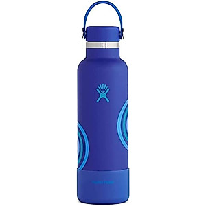 HYDRO FLASK - Water Bottle 621 ml (21 oz) - Refill For Good Edition - Stainless Steel & Vacuum Insulated - Standard Mouth with Leak Proof Flex Cap - Wave