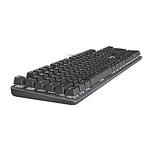 Logitech K845 Illuminated Keyboard (Cherry Red Switches) with Logitech G305 Gaming Mouse and Knox Gear 4-Port USB Hub Bundle (3 Items)