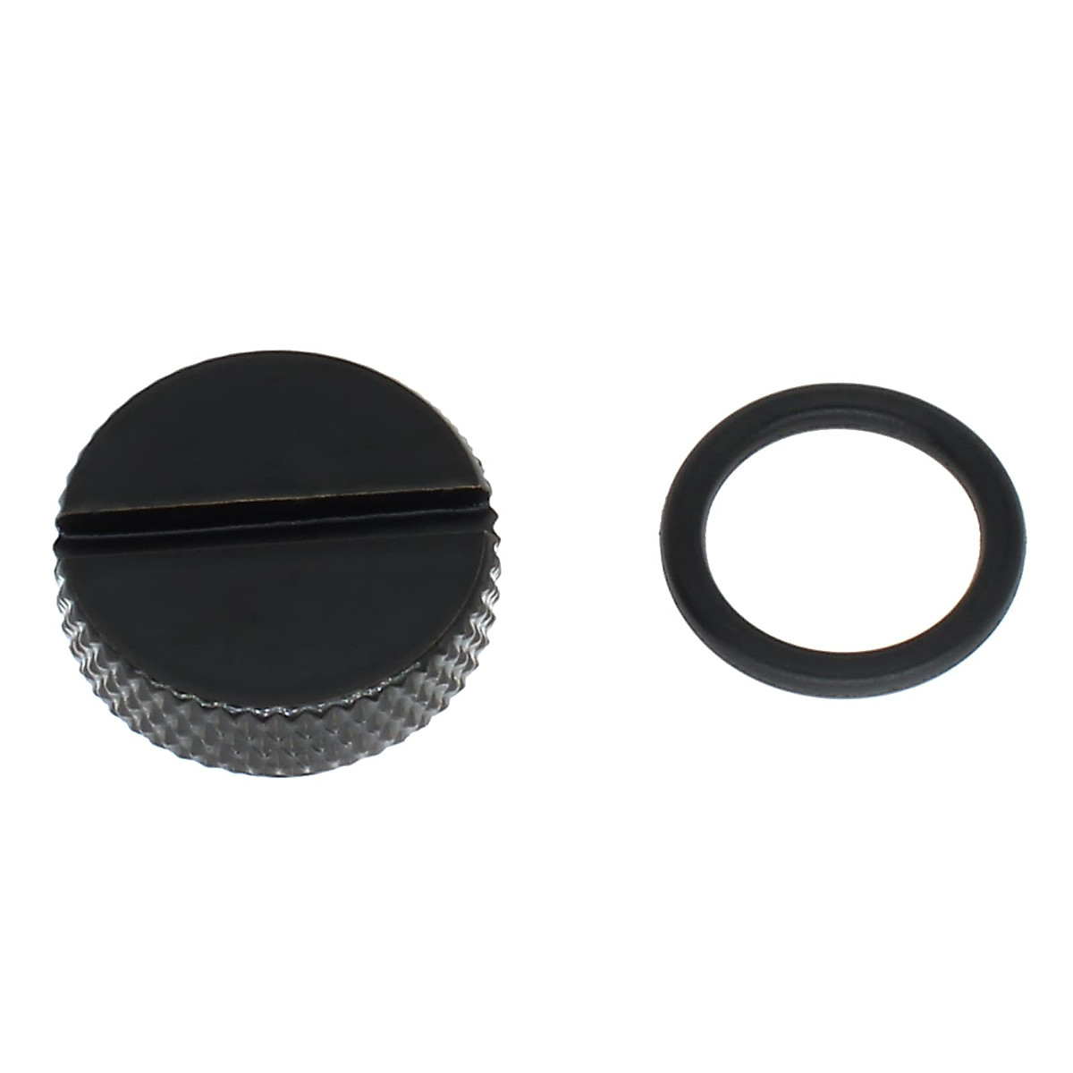 G1/4" Plug Fitting 3 Pcs G1/4" Plug Water Stop Plug Water Lock with O-Ring for PC Water Cooling Systems [FDXGYH, Black]