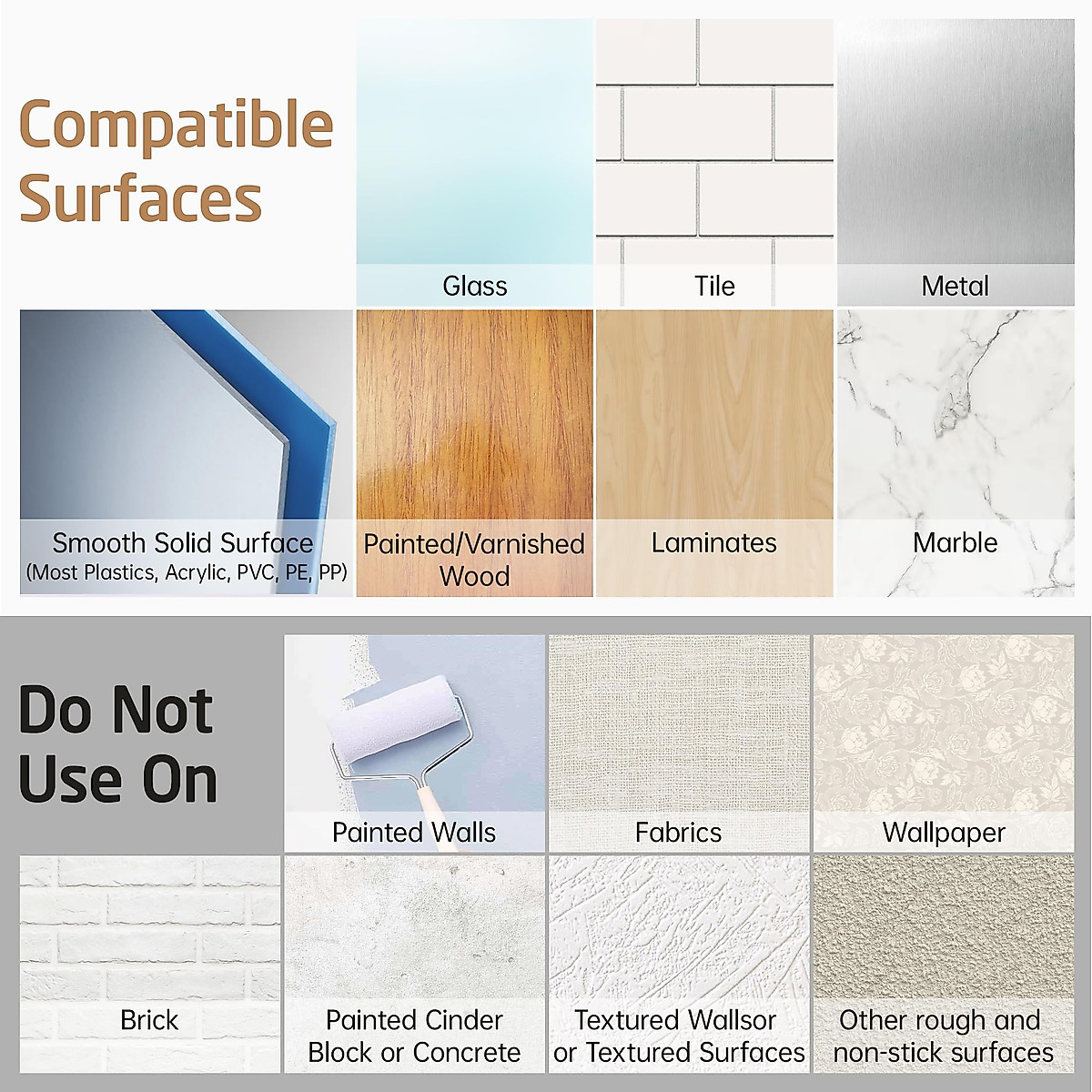 KES Adhesive Towel Bar 20-Inch Bathroom Towel Holder No Drill Stick on Towel Hanger Contemporary Style Wall Mount SUS 304 Stainless Steel Brushed Finish, A7000S50B-2