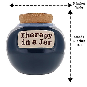 Cottage Creek Therapy in a Jar Piggy Bank, Feelings Jar, Office Candy Jar, Therapy Gifts