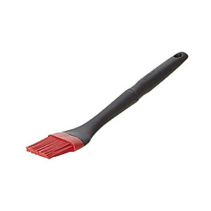 GoodCook BPA-Free Silicone Basting Brush with Non-Slip Handle, Red/Black