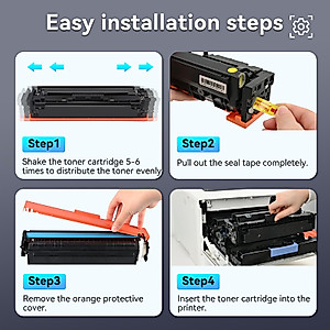 MYTONER 054H Compatible Toner Cartridge Set Replacement for Canon 054H Cartridges 054 Toner for LBP620 MF642Cdw MF640C MF642Cdw MF644Cdw LBP622Cdw Printer (Black Cyan Magenta Yellow,4-Pack)