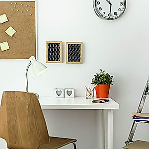 Newhouse Lighting NHDK-OX-WH Oxford Desk, Flexible Goose Neck Table Lamp with 40 Watt LED Bulb Included, White