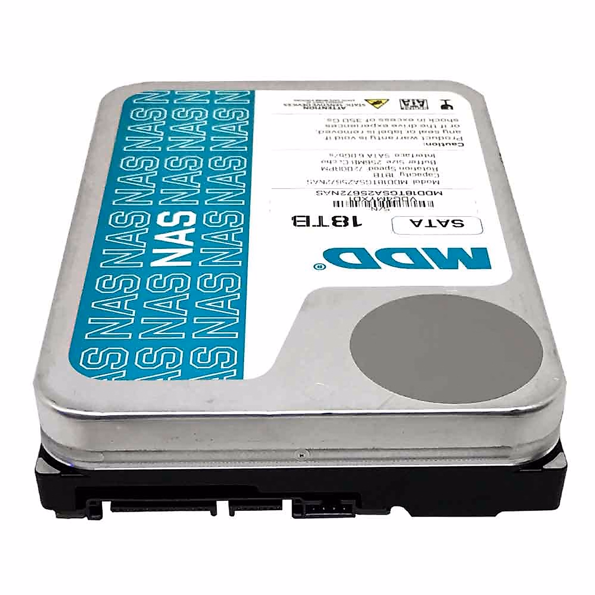MDD (MD18TSATA25672NAS) 18TB 7200 RPM 256MB Cache SATA 6.0Gb/s 3.5" Internal NAS Hard Drive - 5 Years Warranty (Renewed)